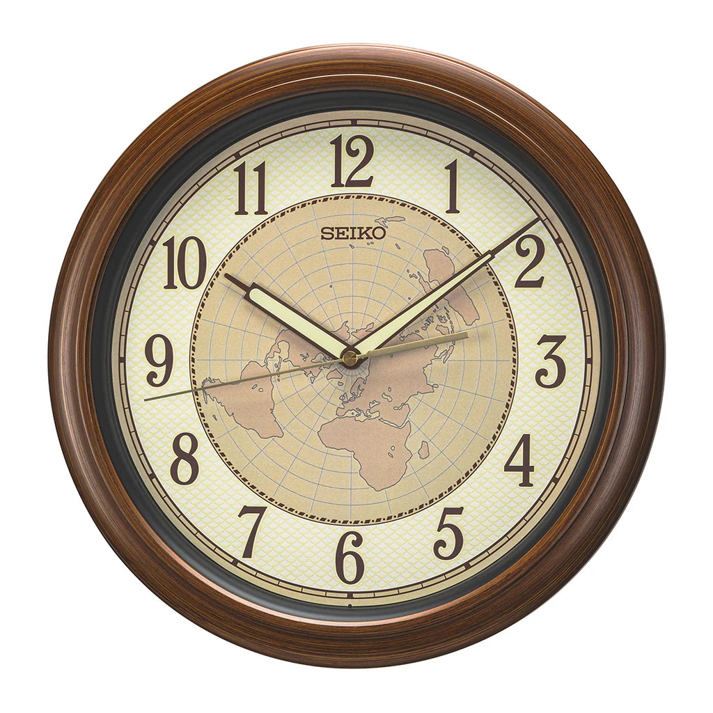 SEIKO CLOCKS INDIA QXA825B World Map Clock (Pre-Order) – Simon's Jewellery